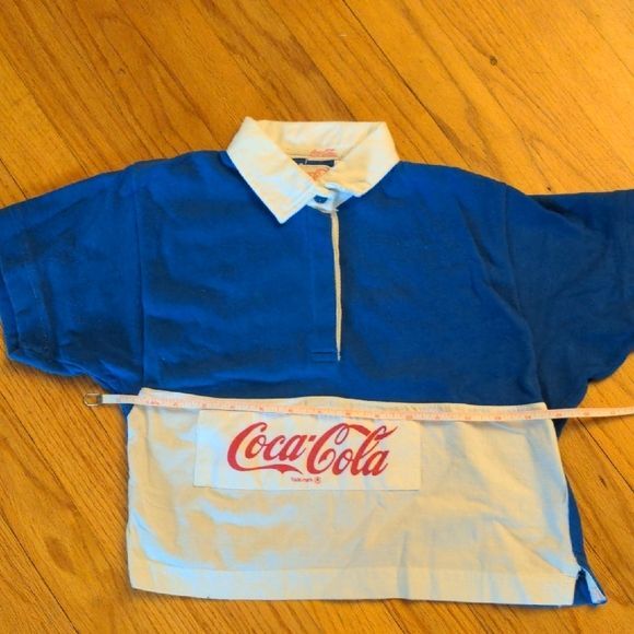 Shirts & Tops | Coca Cola Kids Polo In Blue And White | Poshmark